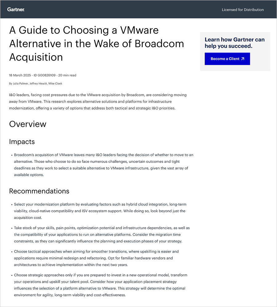 Download Gartner Guide to VMware Alternatives | Opscompass